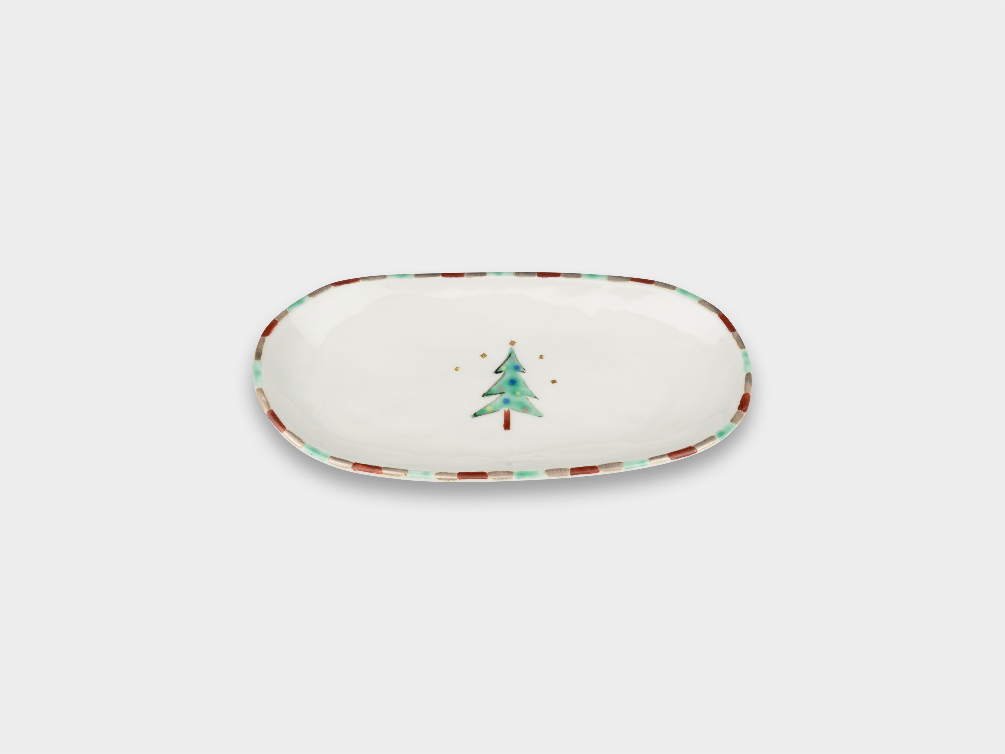 Furukawa Shozo Oval Plate Pine Tree – MAN–TLE