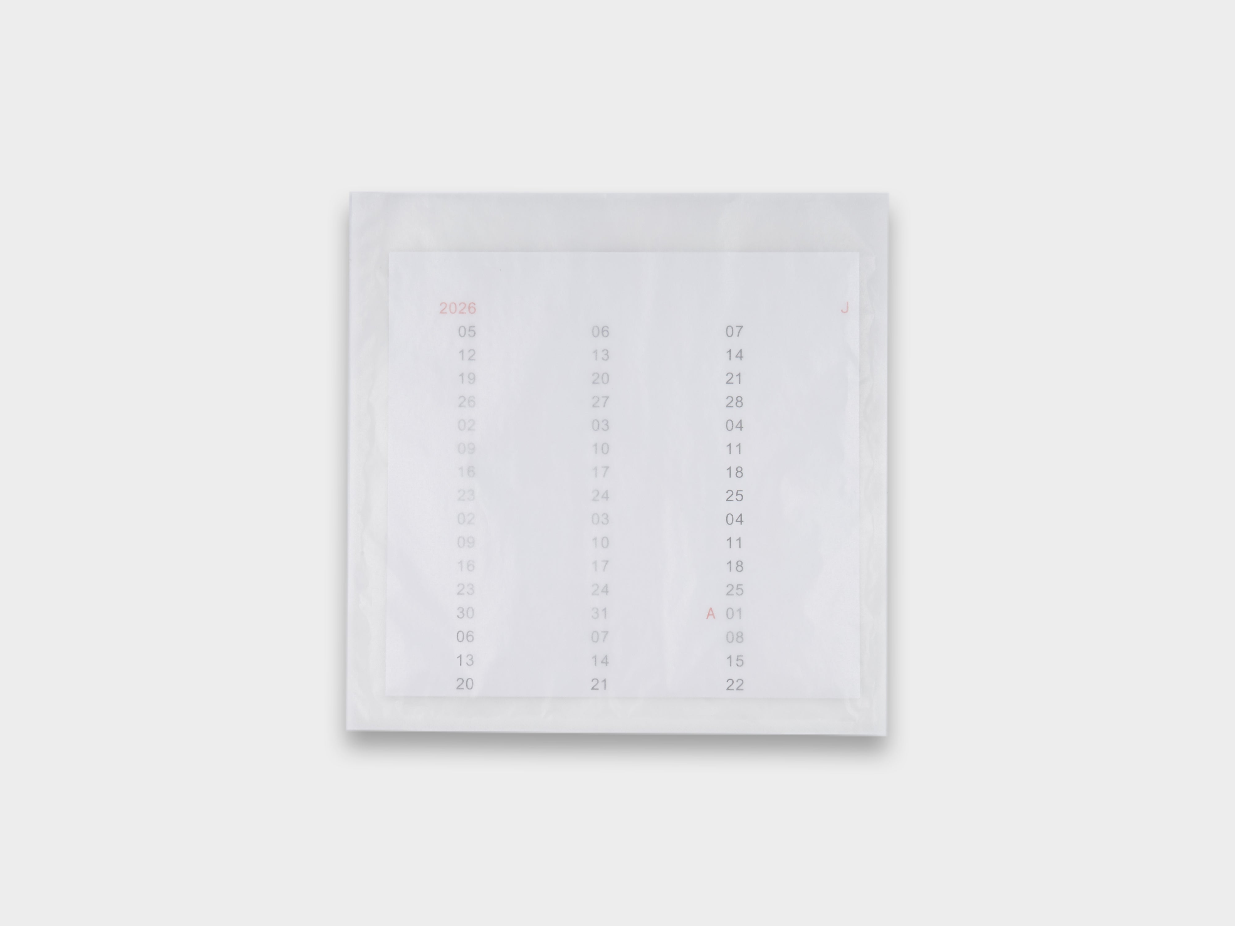 SHH0 "MT Calendar 2026" – MAN–TLE